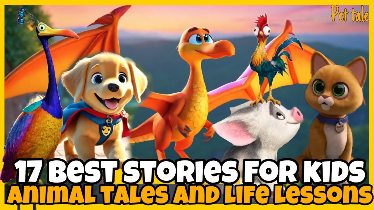 17 Best stories for kids collection / 1 hour of animal cartoons ...
