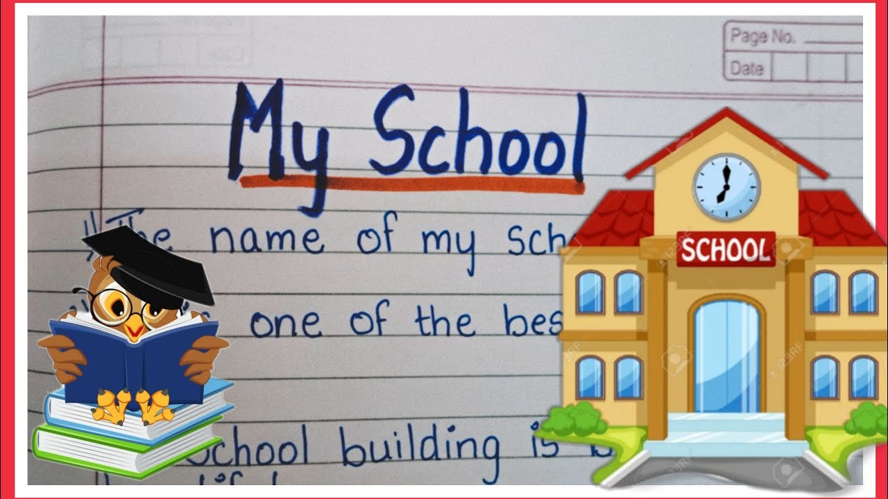 10 Lines On My School/Essay On My School In English/Paragraph On My ...