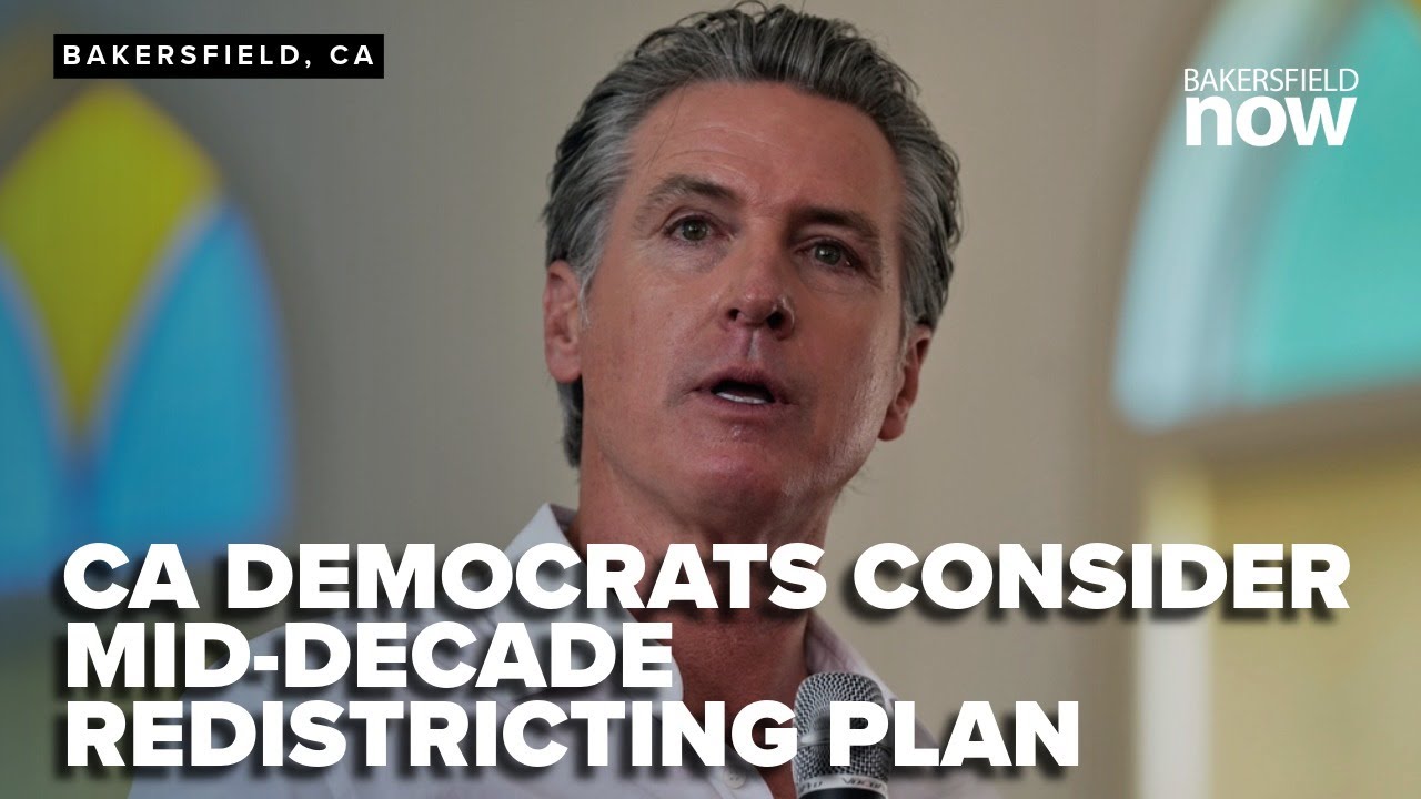 California Democrats consider mid-decade redistricting plan amid Texas ...