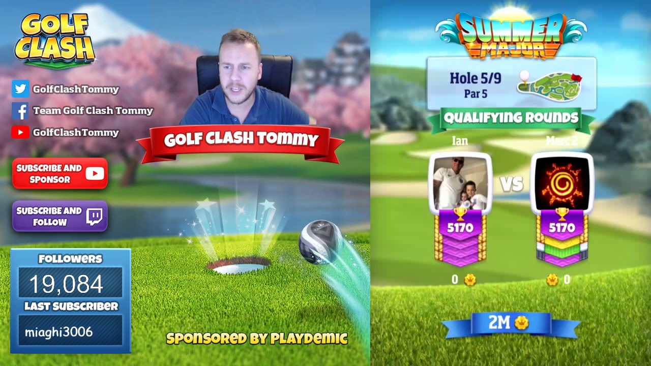 Golf Clash tips, Playthrough, Hole 1-9 - Masters - TOURNAMENT WIND ...