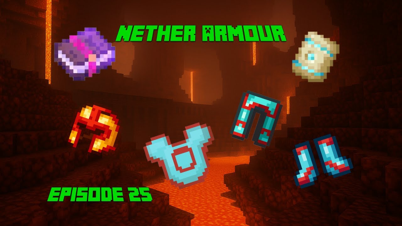 Minecraft Nether Armor Tutorial – Ep 25 Dune Armor Trim & Secret ...