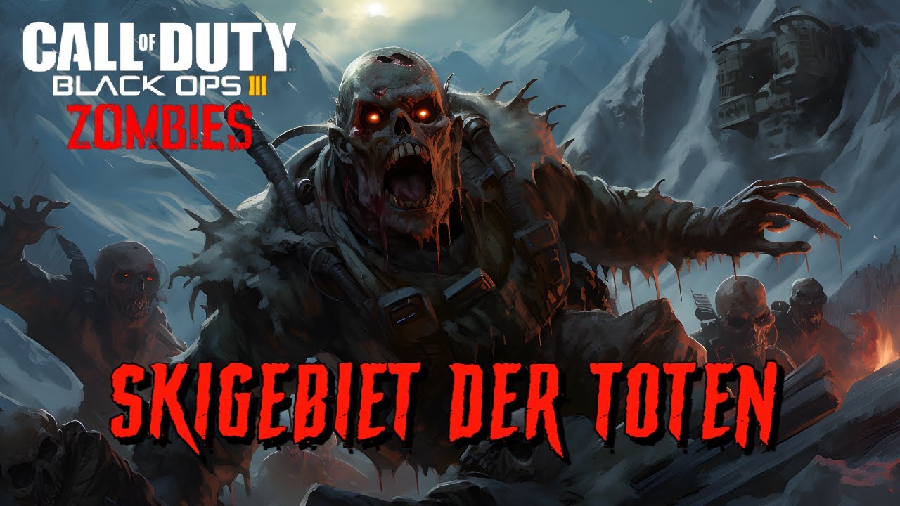 Call of Duty Skigebiet der Toten Custom Zombies Map - YouTube