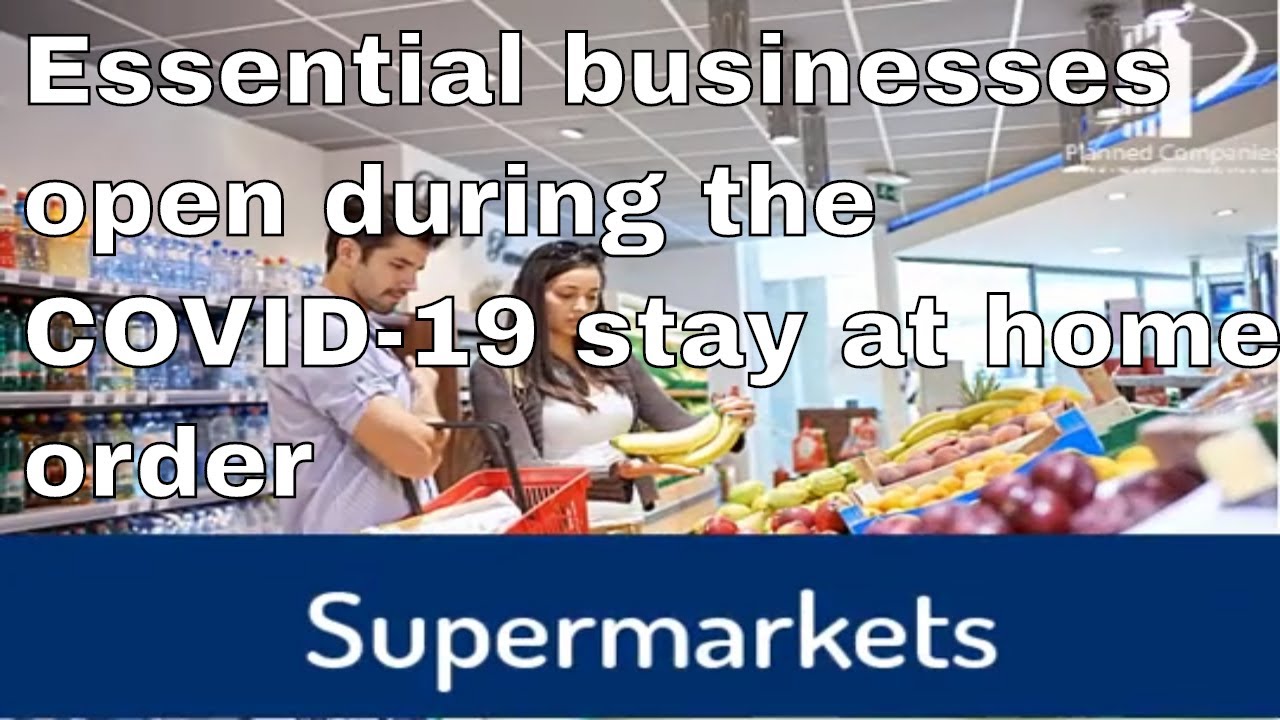 Open Essential Businesses during COVID-19 Outbreak | Planned Companies ...