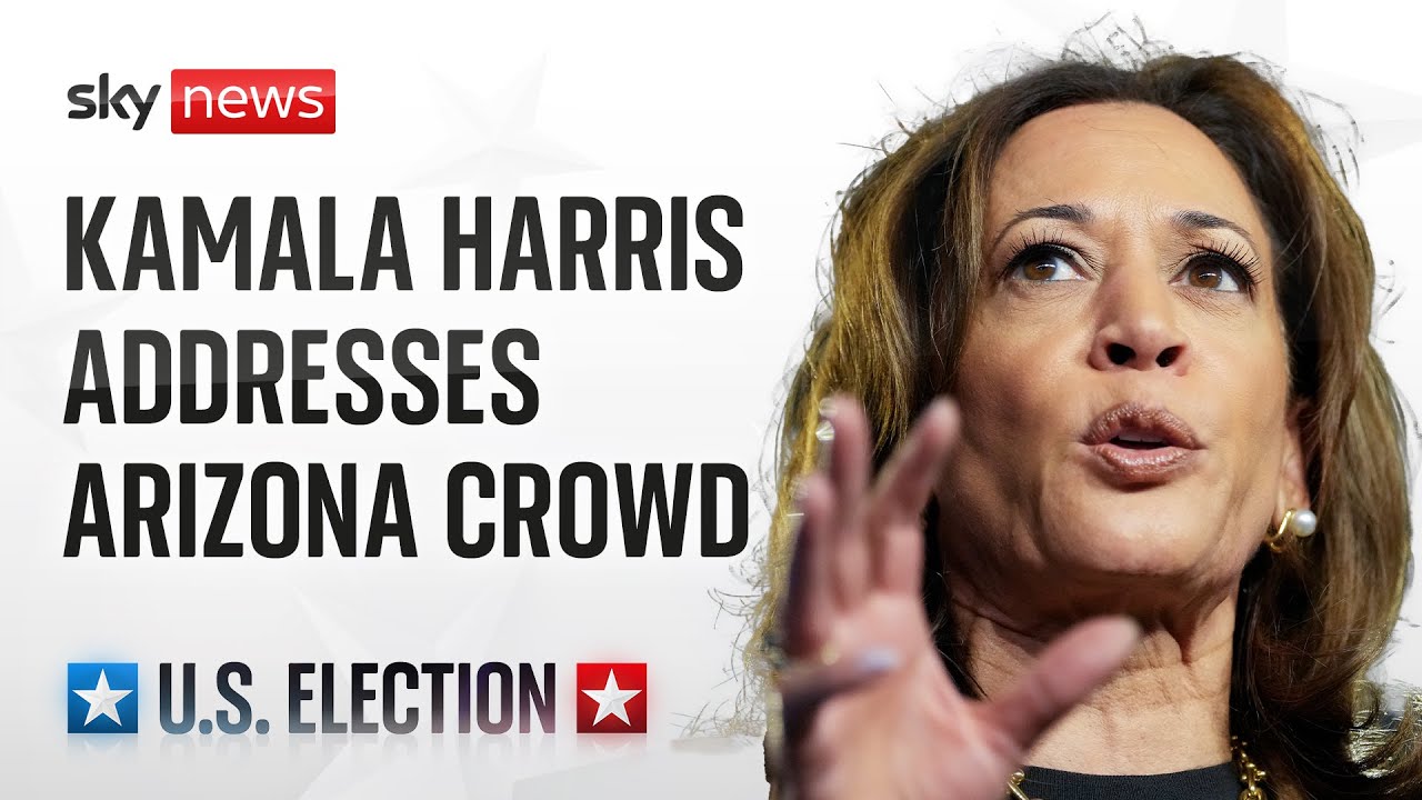 Kamala Harris speaks in Arizona on the campaign trail - YouTube