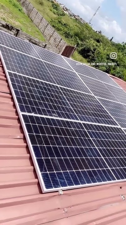 INSTALLATION OF 6KVA SOLAR AND INVERTER SYSTEM WITH 5KWH LITHIUM ...