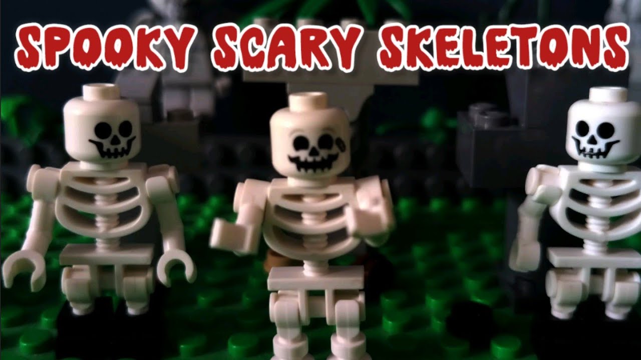 Lego spooky scary skeletons (Halloween) - YouTube