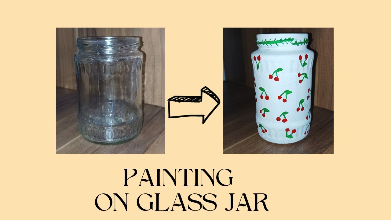 Beautiful decor ideas with glass jar / how to painting on glass jar ...