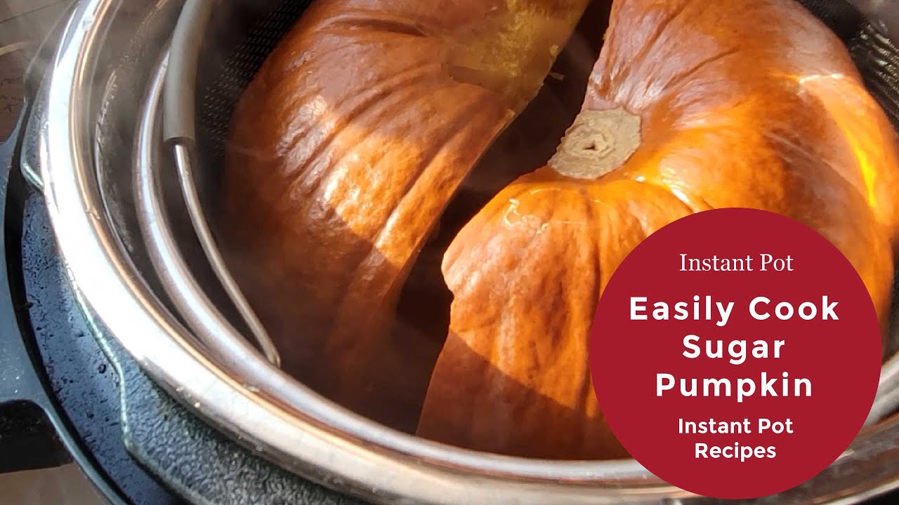 How To Cook Sugar Pumpkins In Instant Pot Pie Pumpkins Youtube