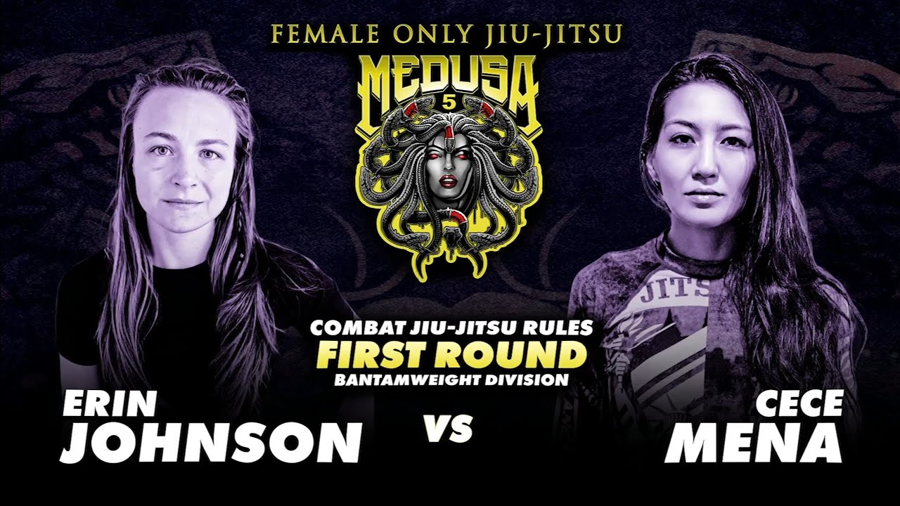 Erin Johnson Vs. Cece Mena Medusa 5 JJS commentary - YouTube