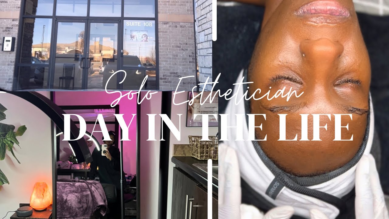 Solo Esthetician Day In The Life | Come To Work With Me💕 - YouTube