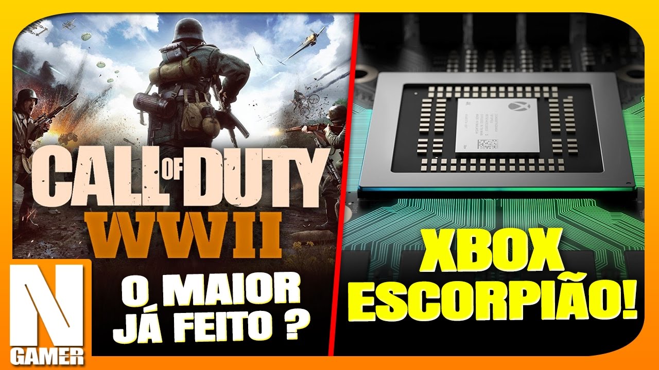 "Scorpio" é o nome do novo XBOX ? / Novo COD será o "MAIOR" já feito ...