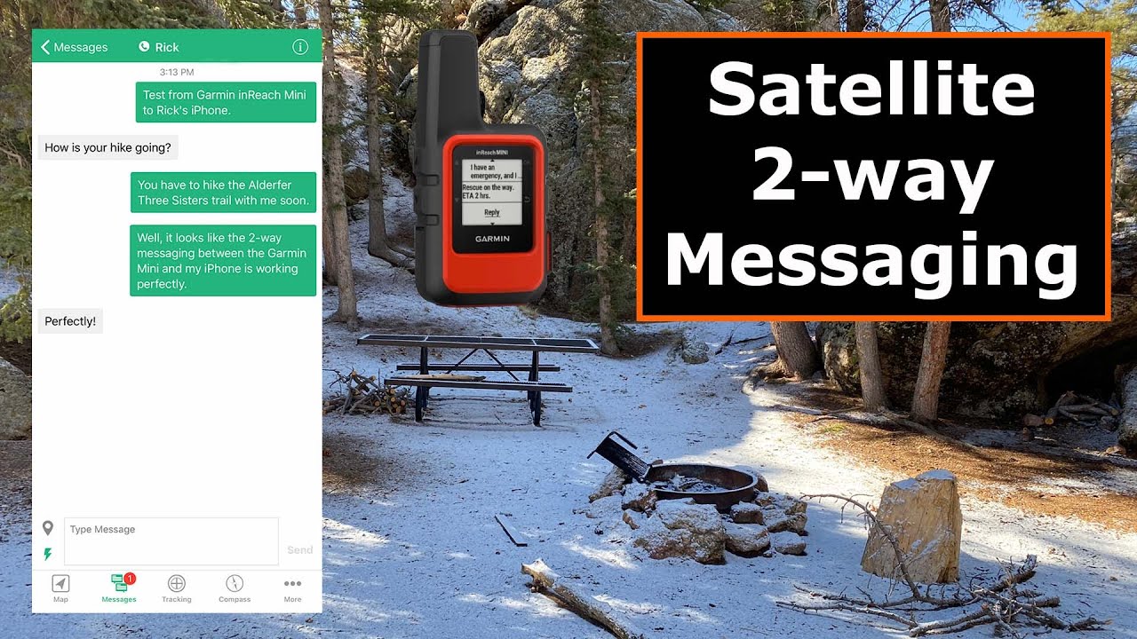 Garmin inReach Mini Messaging - YouTube