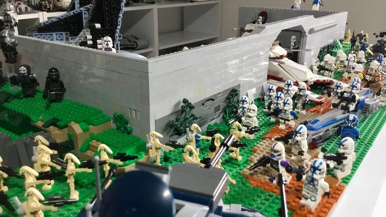 My largest Clone Wars MOC yet! LEGO Star Wars The Clone Wars - YouTube