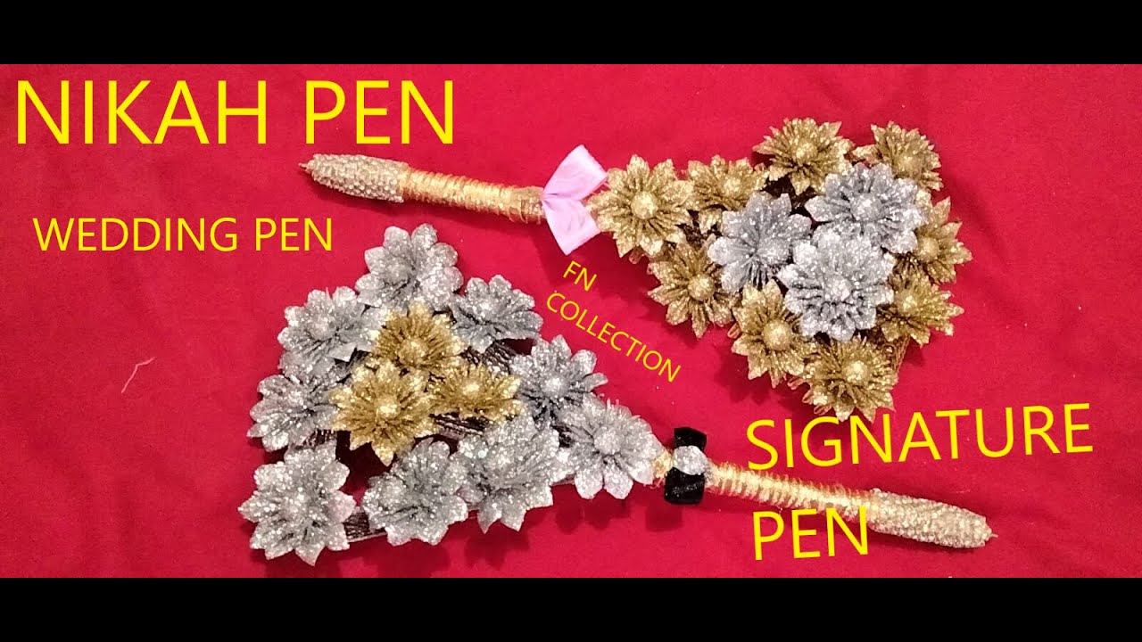 NIKAH PEN / WEDDING PEN / SIGNATURE PEN. - YouTube