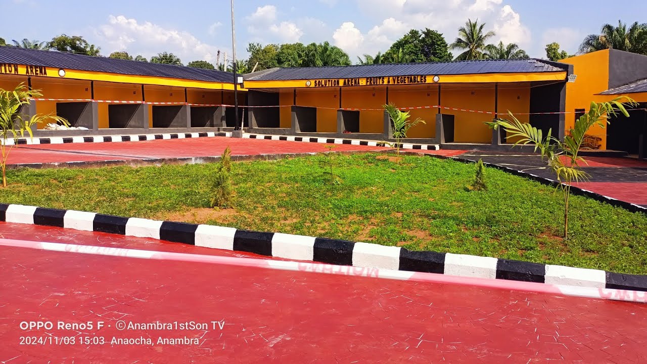 Newly Completed Solution Arena For Fruits & Vegetables In Agulu - YouTube