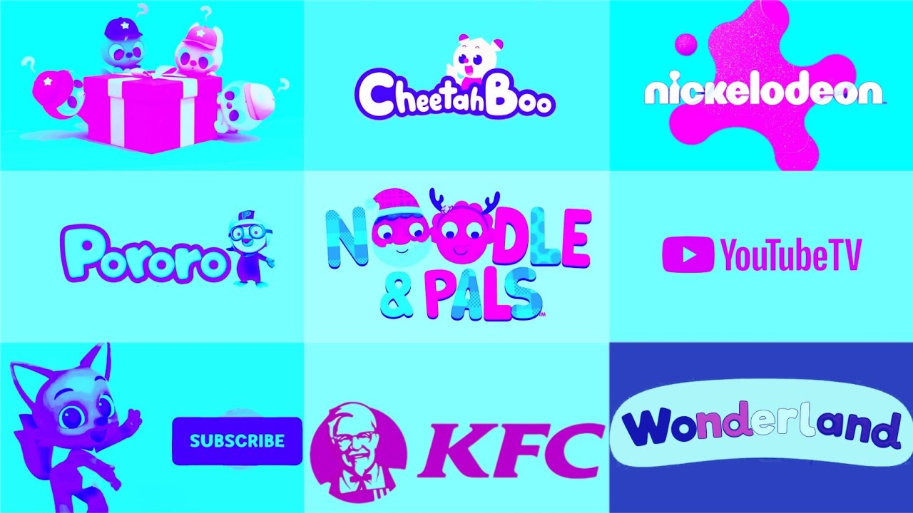 Best Logo Compilation: Mini Pang Tv , cheetahboo, YouTube Tv, Pororo ...
