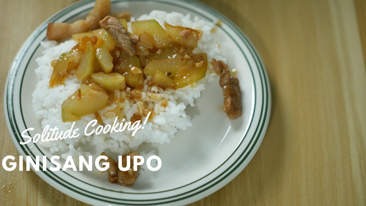 GINISANG UPO - A simple bottle gourd recipe - YouTube