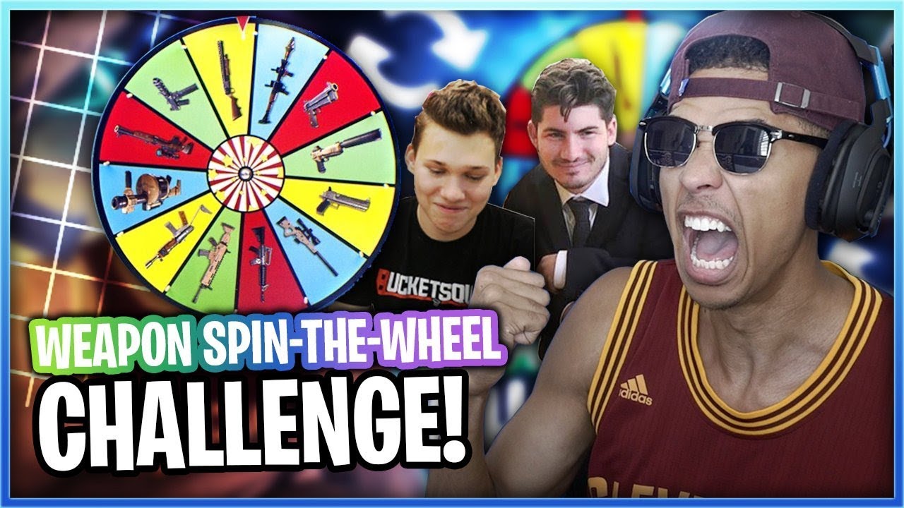 2HYPE FORTNITE SPIN-THE-WHEEL WEAPON CHALLENGE! Fortnite Battle Royale ...