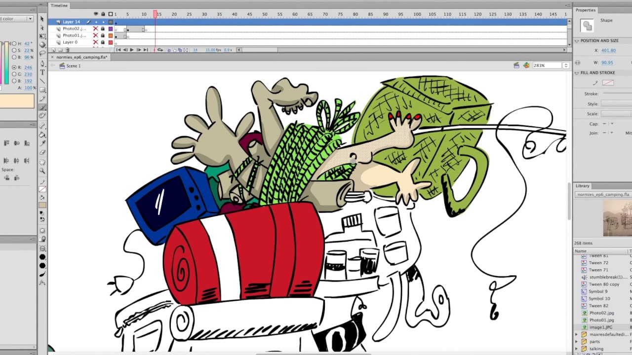 Color and Highlights Cartoon - YouTube