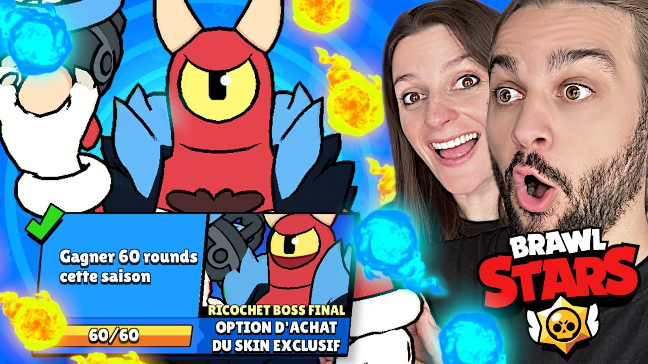 ON DÉBLOQUE CE SKIN EN MOINS DE 24H SUR BRAWL STARS ! ( RICOCHET BOSS ...