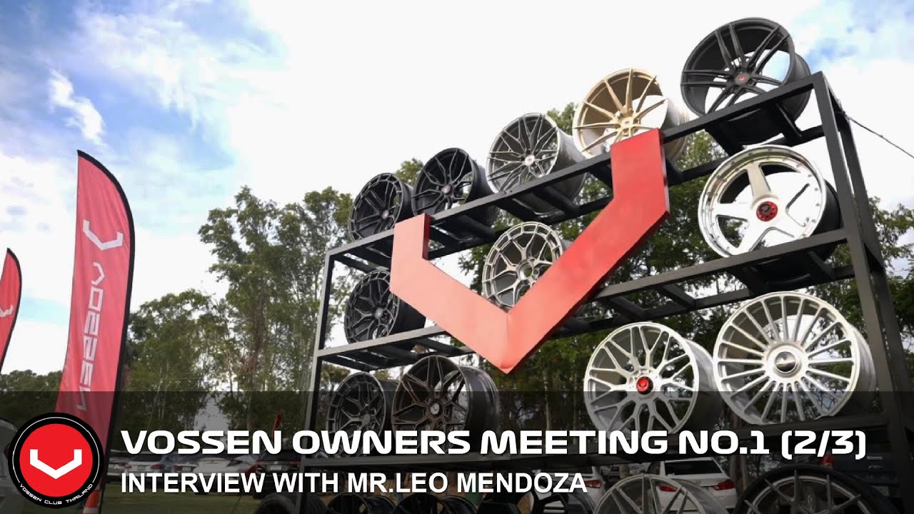 Interview with Mr.Leo Mendoza from Vossen USA และพาชมรถภายในงาน Amata ...