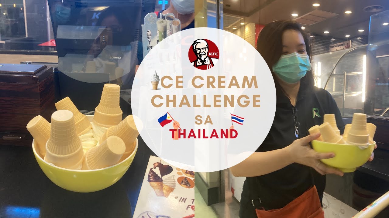 KFC Ice Cream Cone Challenge - YouTube