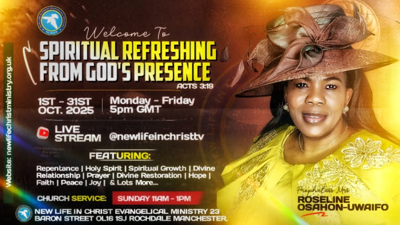 New Life in Christ TV is live. Healing || Deliverane || Divine ...