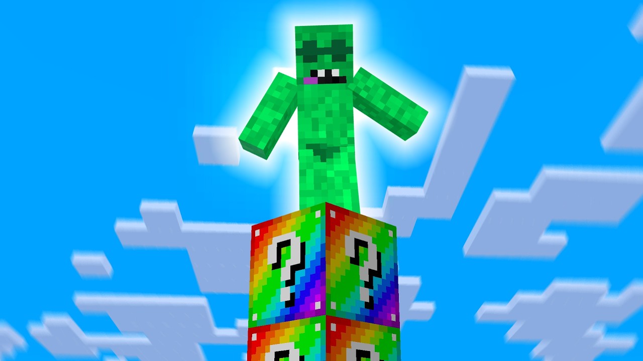 Ultimate Lucky Block Pillars in Minecraft - YouTube