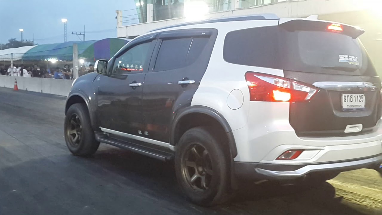 Fortuner & Mu X Drag 402 m suv speed drag 2020 #3 - YouTube