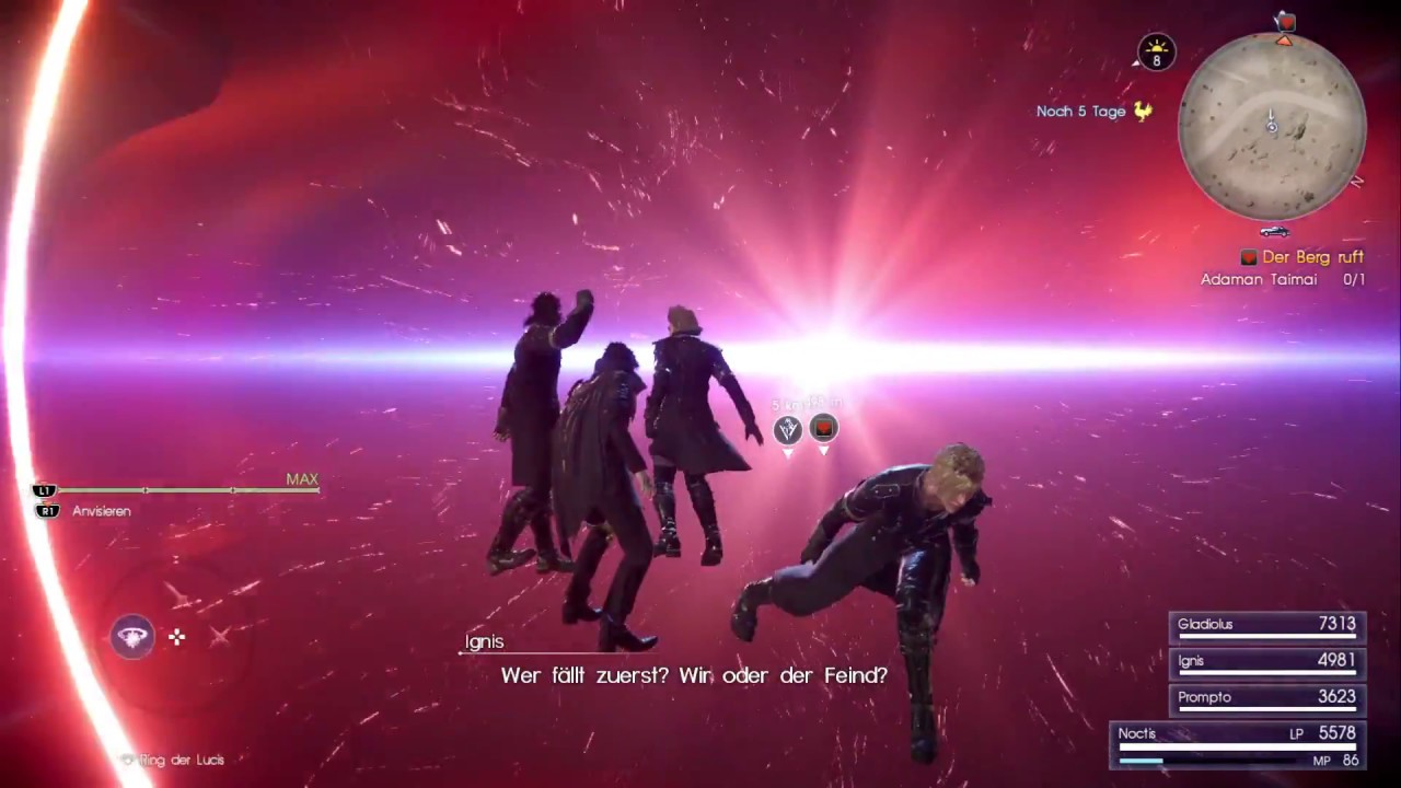 FINAL FANTASY XV - Ring der Lucis vs Adaman Taimai - YouTube