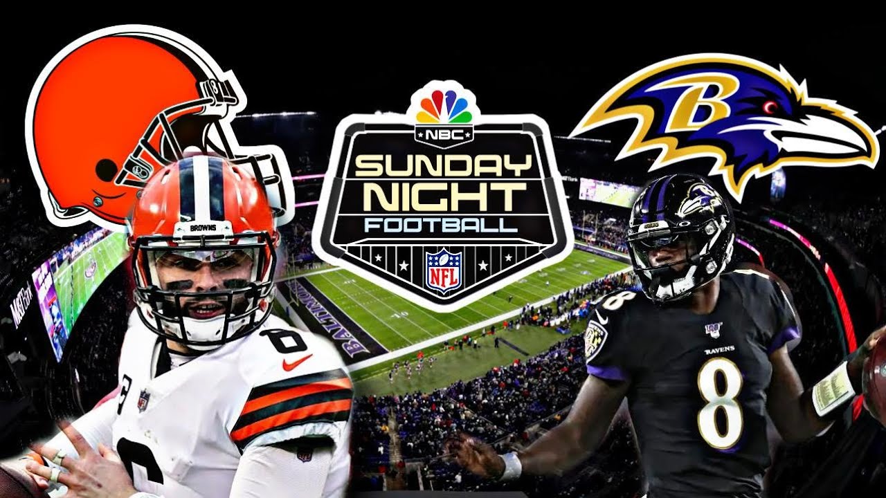 Cleveland Browns vs Baltimore Ravens Sunday Night Football | Live NFL ...