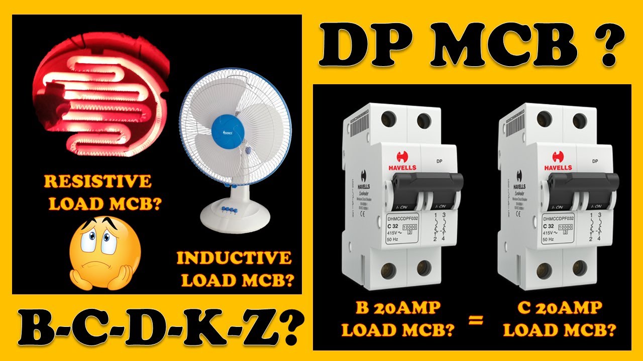 double pole mcb wiring and how works house wiring mcb types which type ...