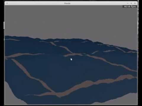 Panda3D Water Shader Demo Perlin Noise - YouTube