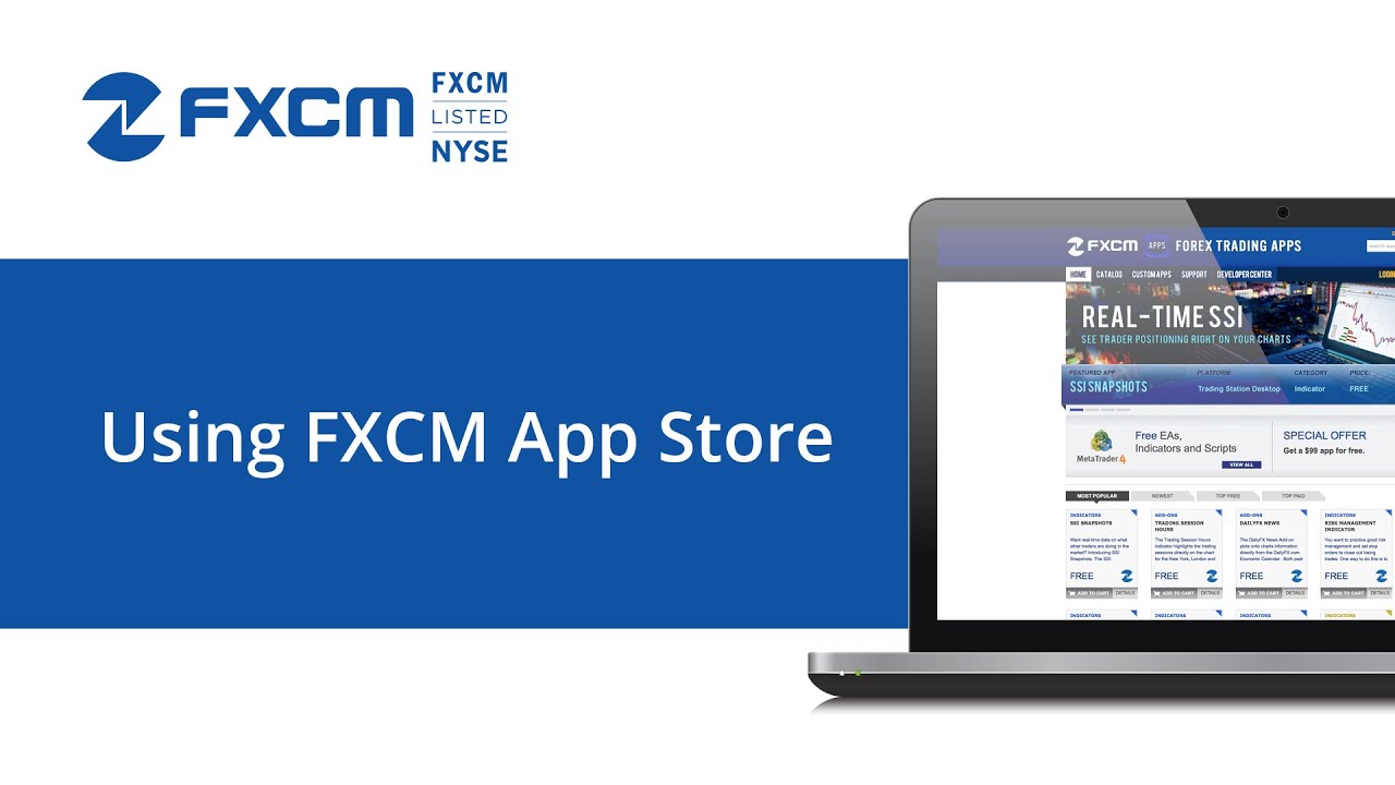 Using the FXCM App Store | FXCM Technical Support - YouTube