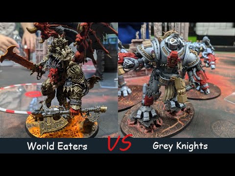 World Eaters vs Grey Knights l D6Tabletop League l Day 4, Game 3 l 2K ...