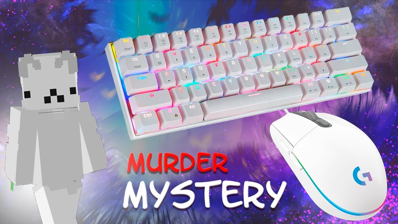 ASMR Hypixel Murder Mystery [60FPS] (keyboard + mouse sounds) - YouTube