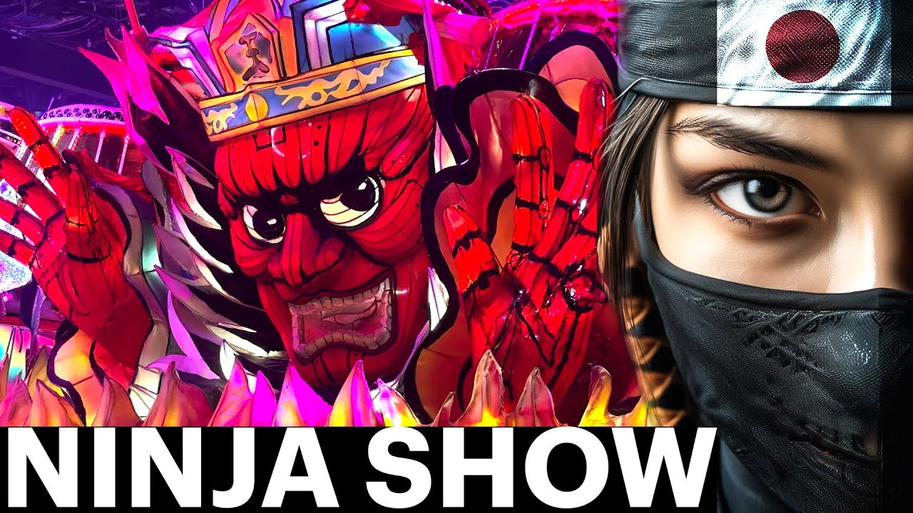 Japan7 NINJA SHOW🇯🇵🥷 ویدیوی کامل شوی نینجا در توکیو - YouTube