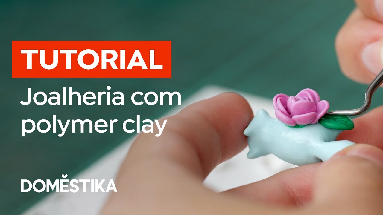 Tutorial Joalheria: como Modelar uma Flor com Polymer Clay - Marisa ...
