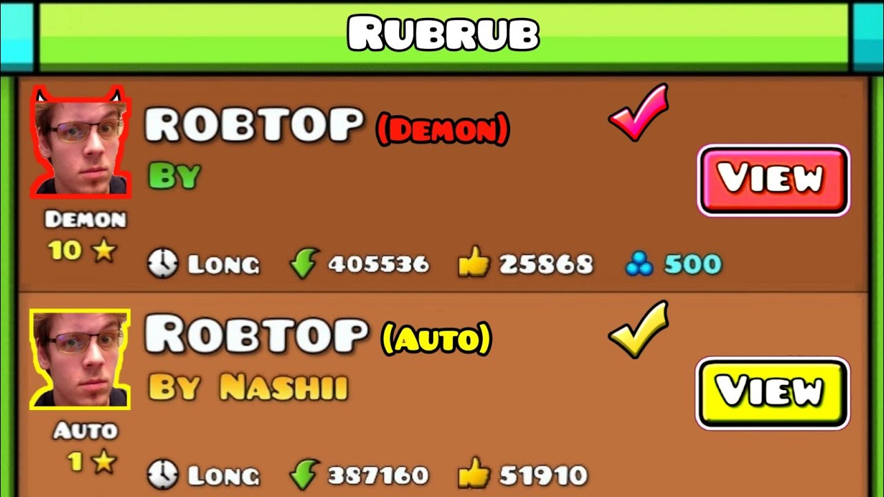 RobTops | Geometry Dash - YouTube