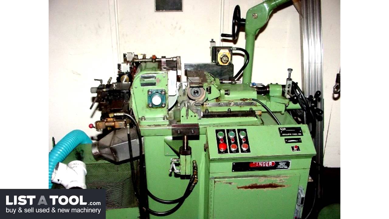 Glebar TF9BHD Centerless Grinder - YouTube