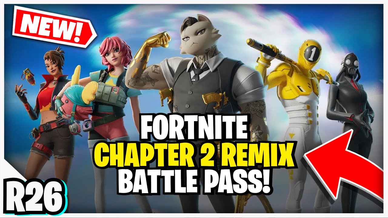 *NEW* Fortnite Chapter 2 REMIX BATTLE PASS! - YouTube