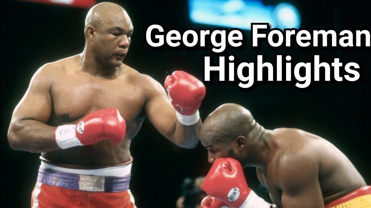 BIG GEORGE FOREMAN - THE COMEBACK OF THE CENTURY (HIGHLIGHTS) - YouTube