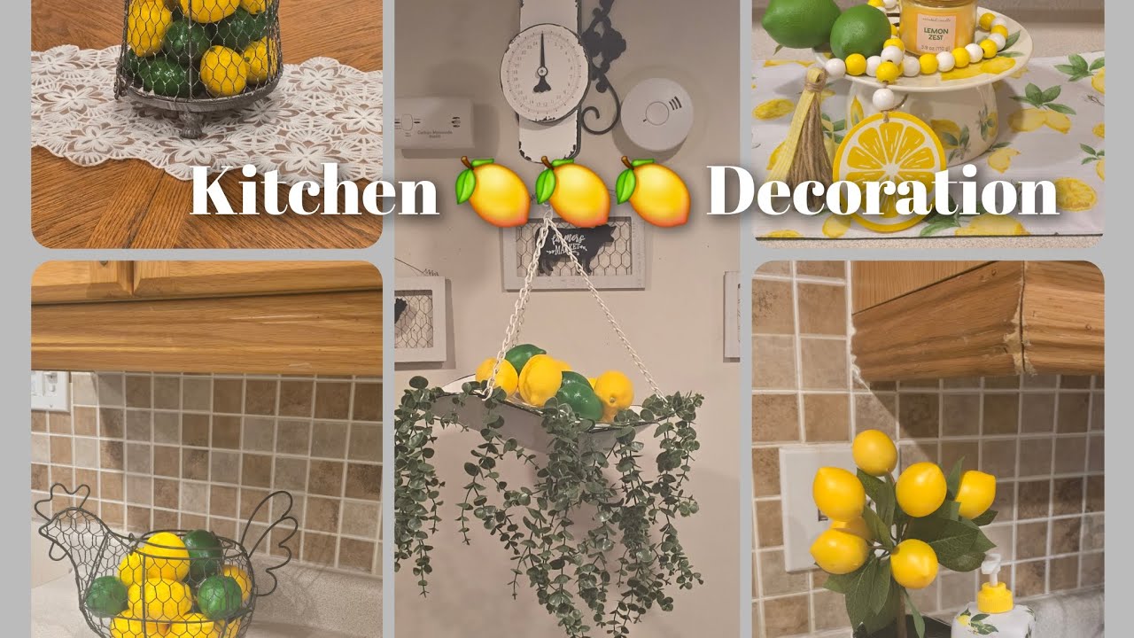 Kitchen# lemon# decoration/Διακοσμηση κουζινας🍋🍋🍋/Eirini's Home 2025 ...