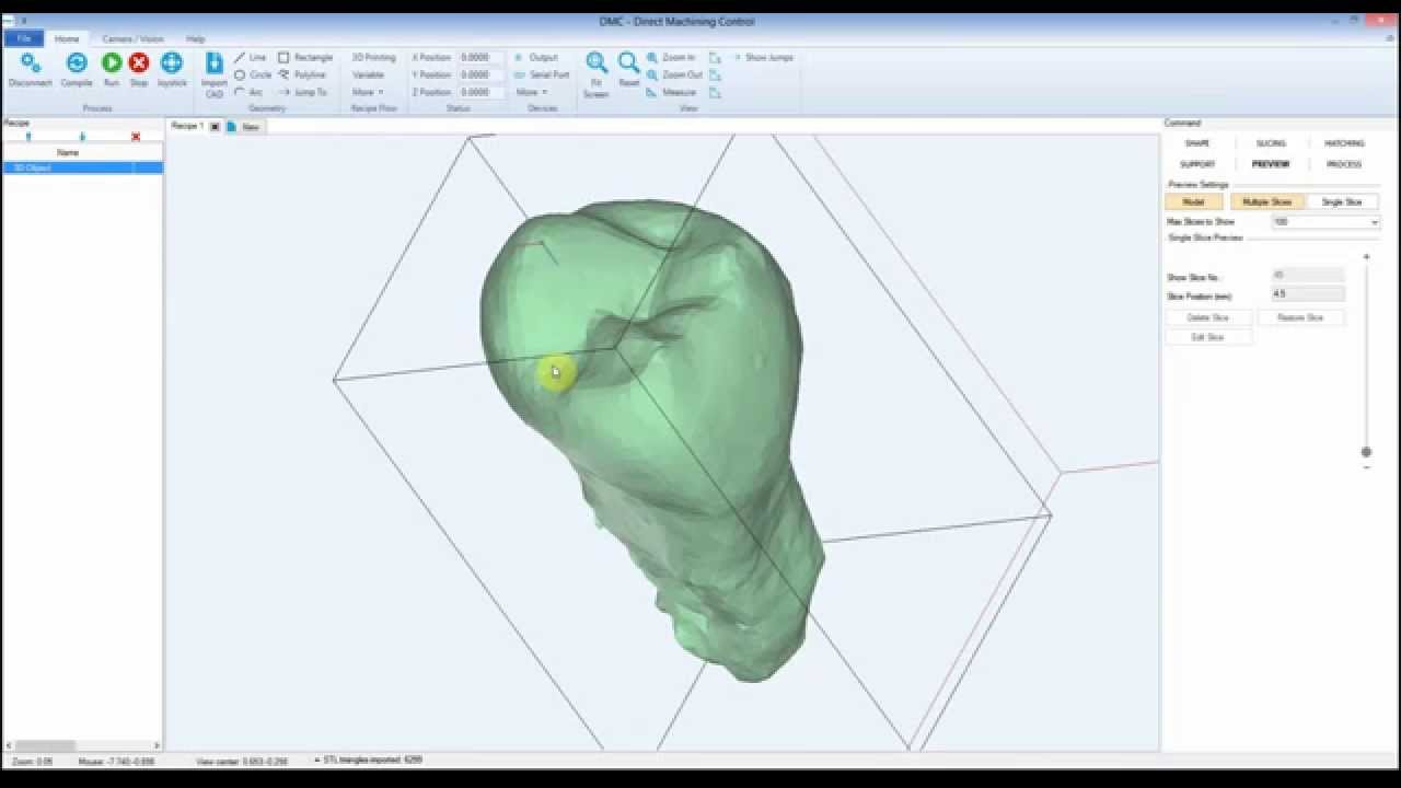 DMC: Repair slices for incorrectly made STL models - YouTube