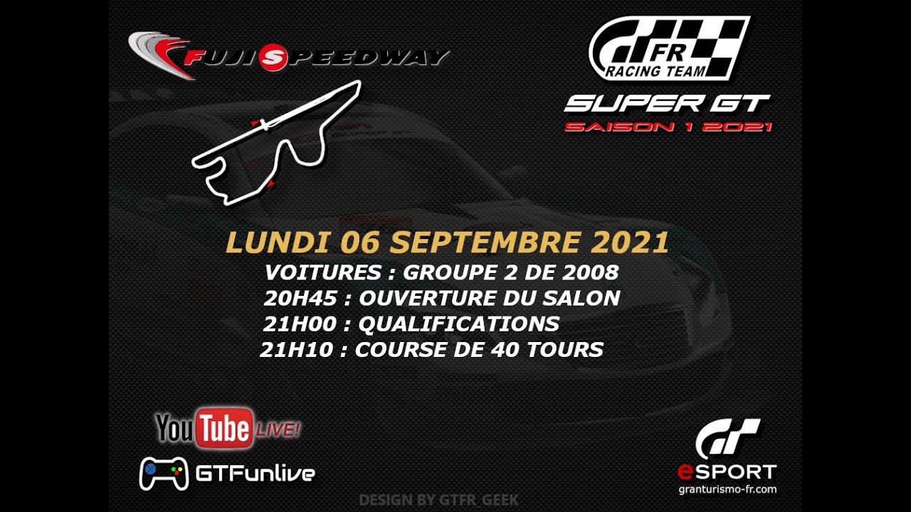 GTFR x GTFunlive - Super GT - Manche n°1 - YouTube