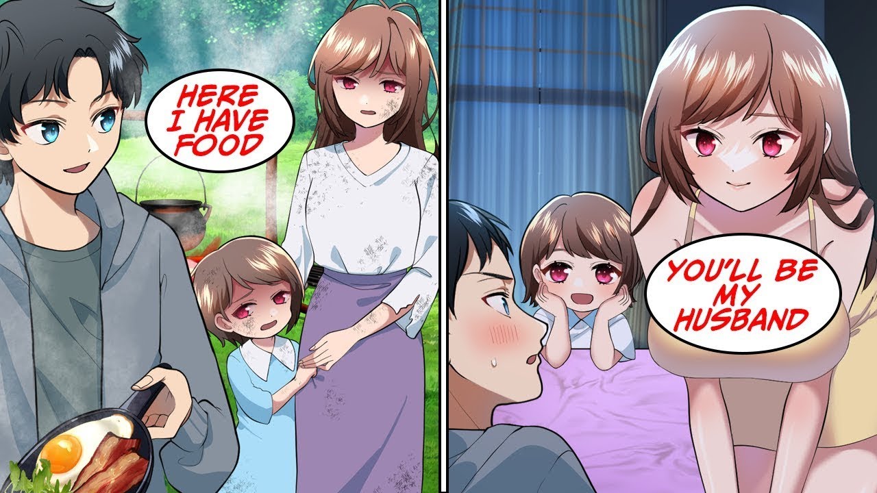 [Manga Dub] I helped a poor mother and daughter spend the night in a ...