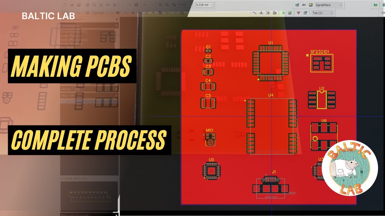 How To Make Printed Circuit Board (PCB) at Home | Photoresist Method - YouTube