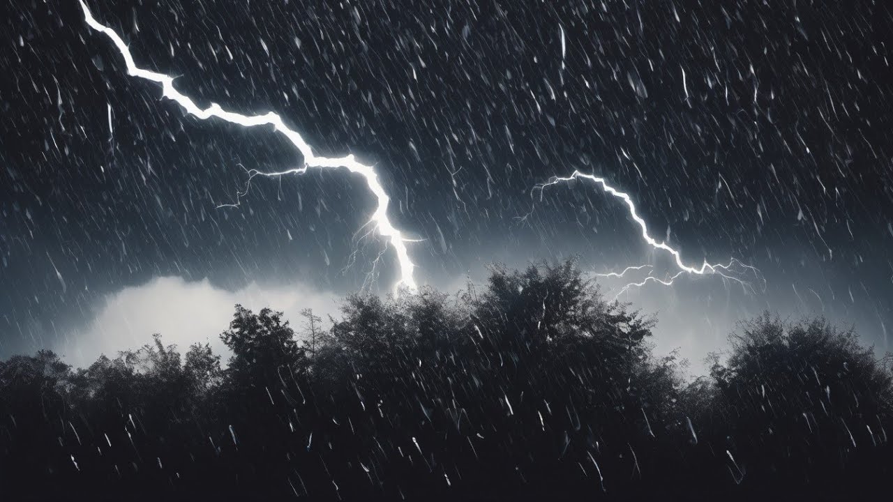 Rain Sounds for Sleeping Dark Screen | SLEEP & RELAXATION | Black ...