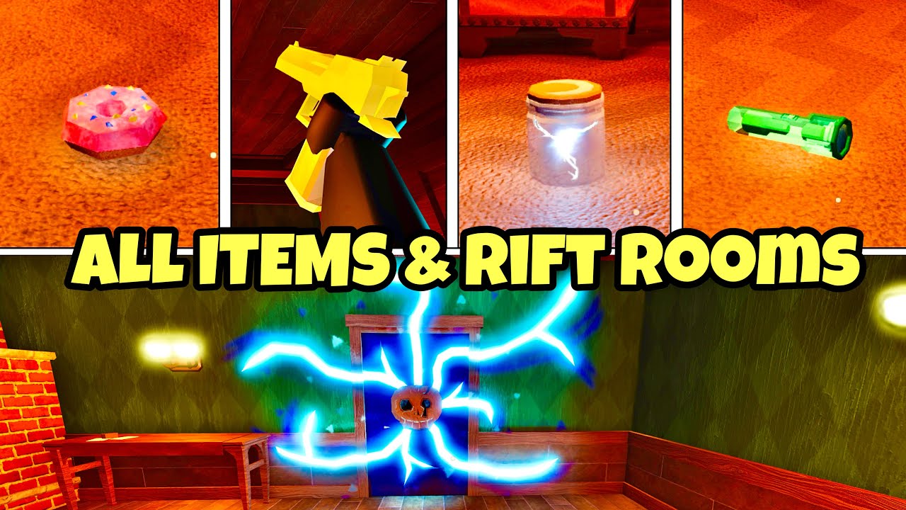 DOORS : Every New Items & SKELETON Rift Rooms in OUTDOORS Update ...