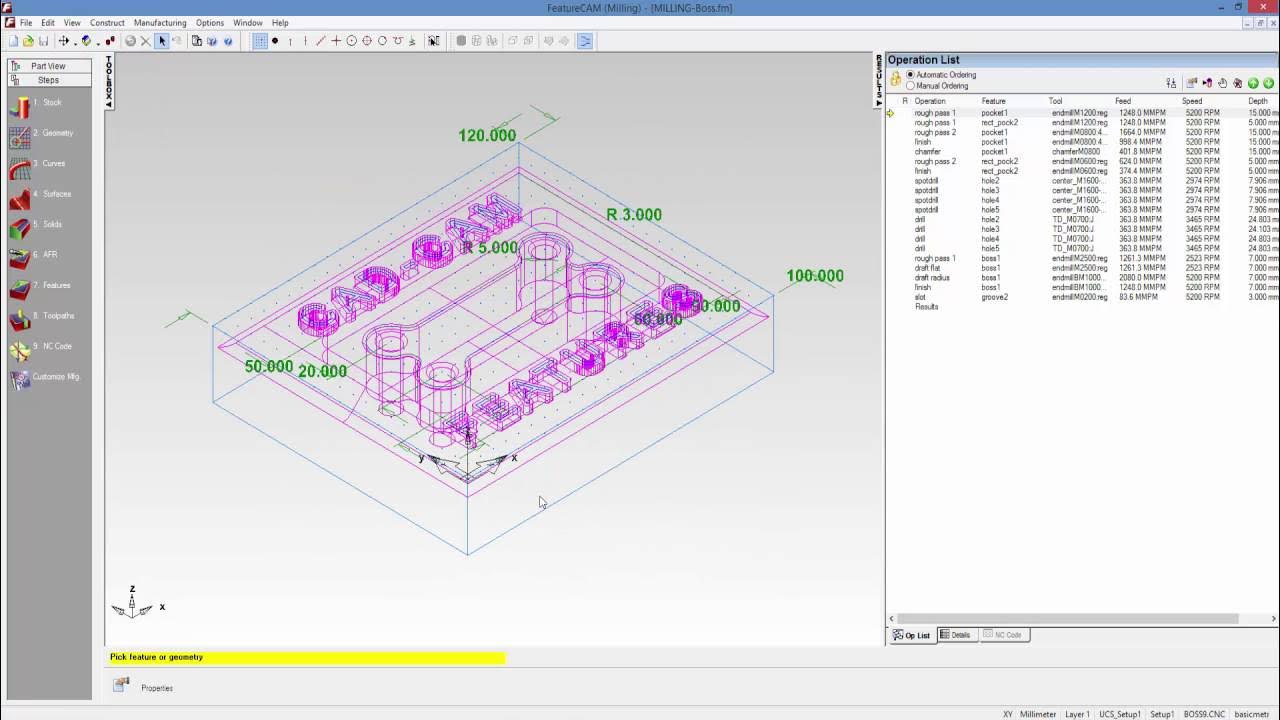 Computer Aided Manufacturing " Practical " | C1-L4 | Menu bars - 1 ...